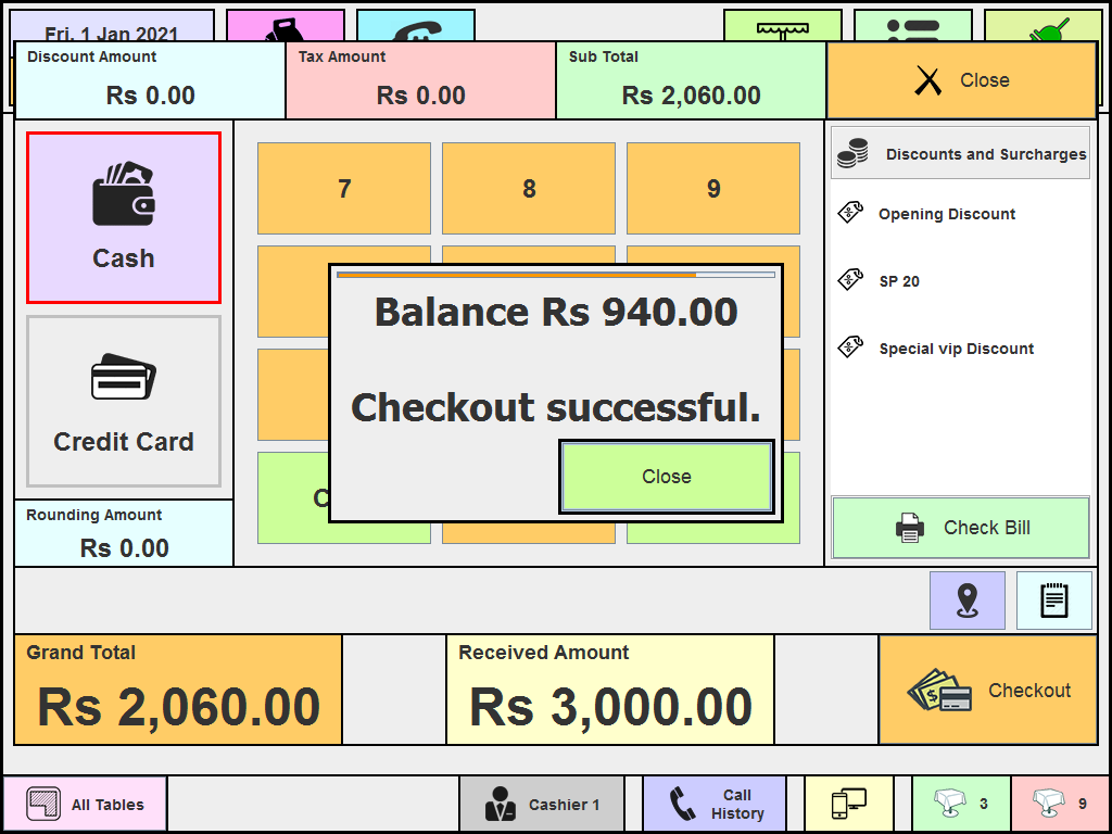 Restaurant POS System Software, Dine in,Take Away, Delivery Automation